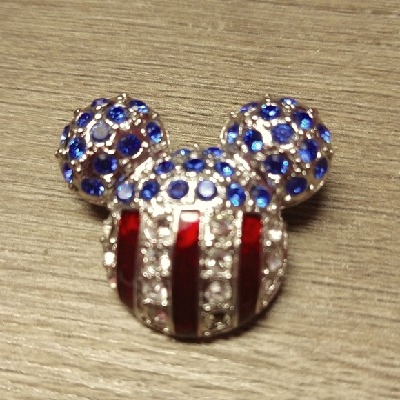 Disney | Jewelry | Mickey Mouse Rhinestone Pendant | Poshmark